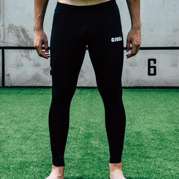 LONG COMPRESSION PANTS – BLACK - Custom Soccer Jerseys